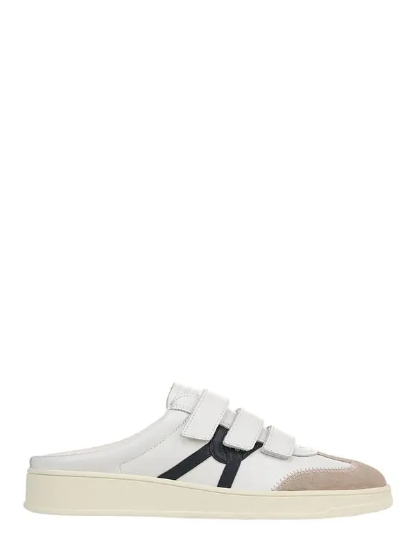 Veronica Beard Reagan Leather Mule Sneakers - Lily/eclipse