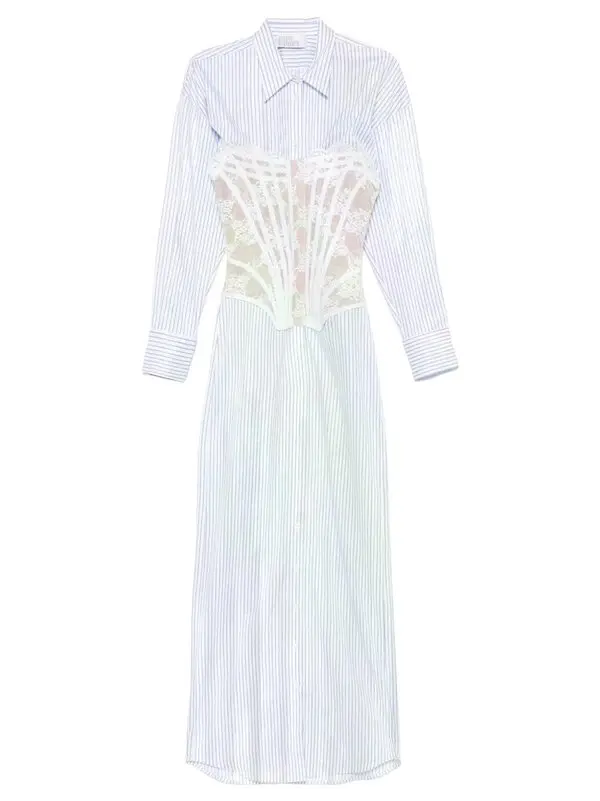 Giuseppe Di Morabito Layered-effect Shirt Dress - White