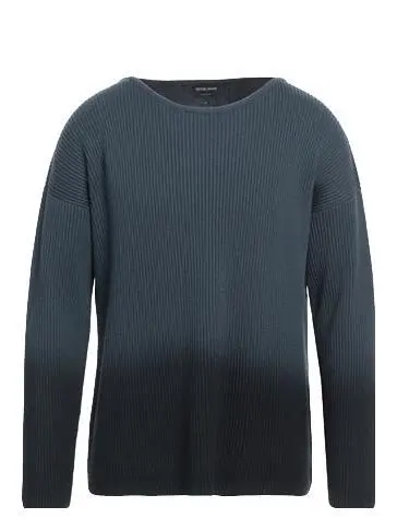 Giorgio Armani Tie-dyed Virgin Wool Sweater - Blue