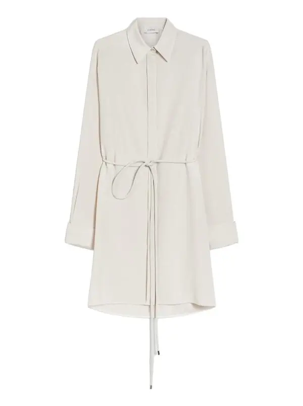 Sportmax Oversized Shirt Dress - White