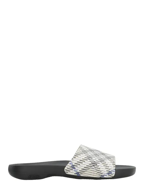 Burberry Dive Rubber Slides - Black