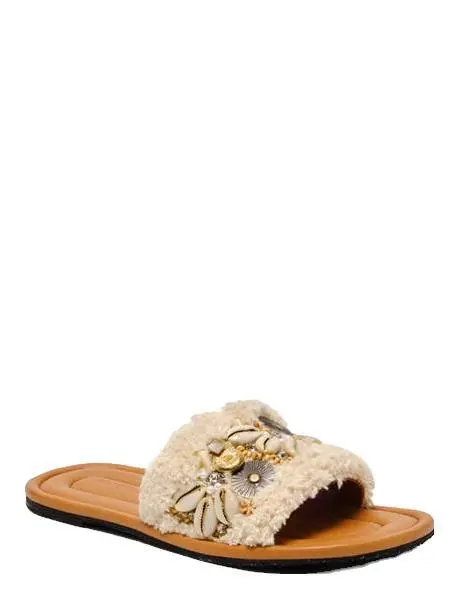 Free People Shipwreck Shell Slide Sandal - Ivory