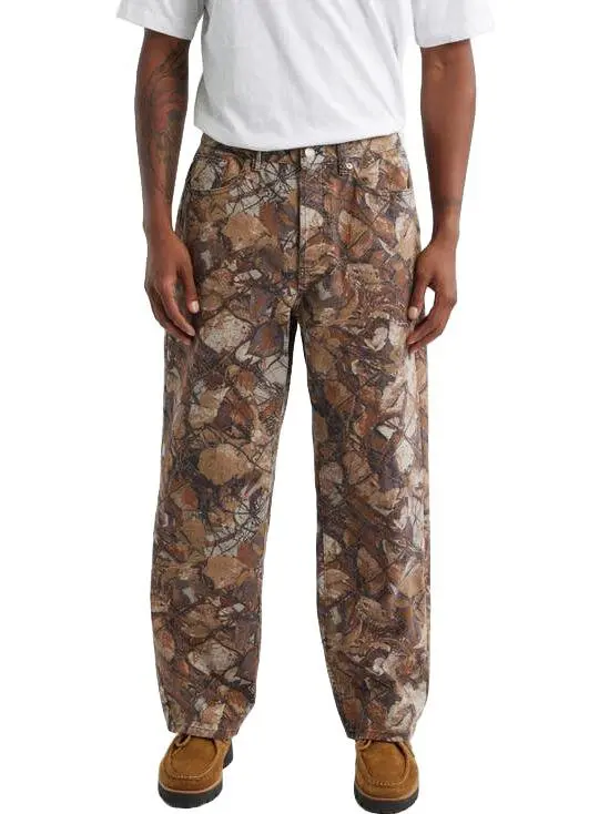 Obey Classic Baggy Jeans - Fence Camo Multi