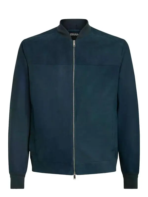 Zegna Secondskin Bomber Jacket - Blue