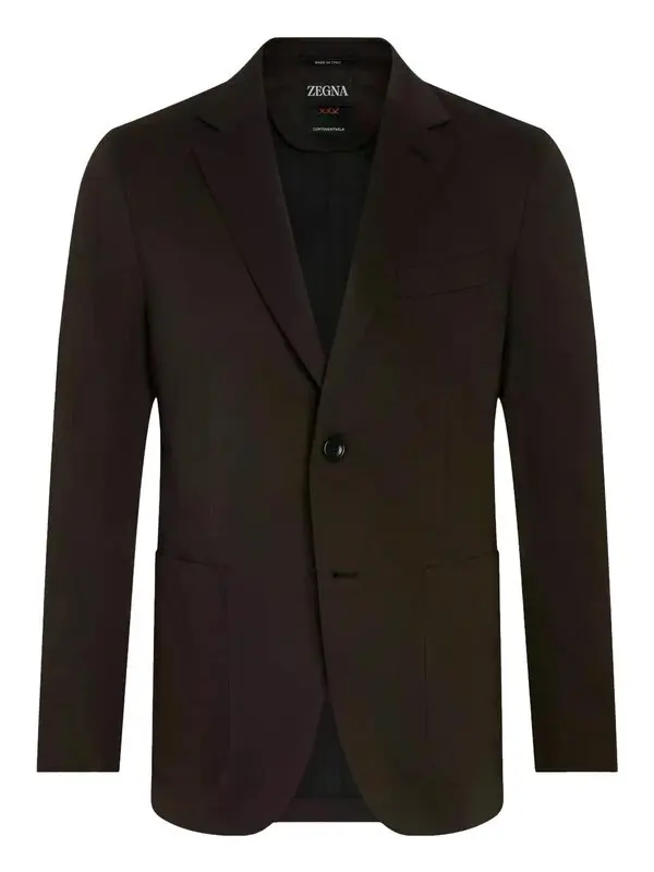 Zegna Centoventimila Cotton-wool Blazer - Brown