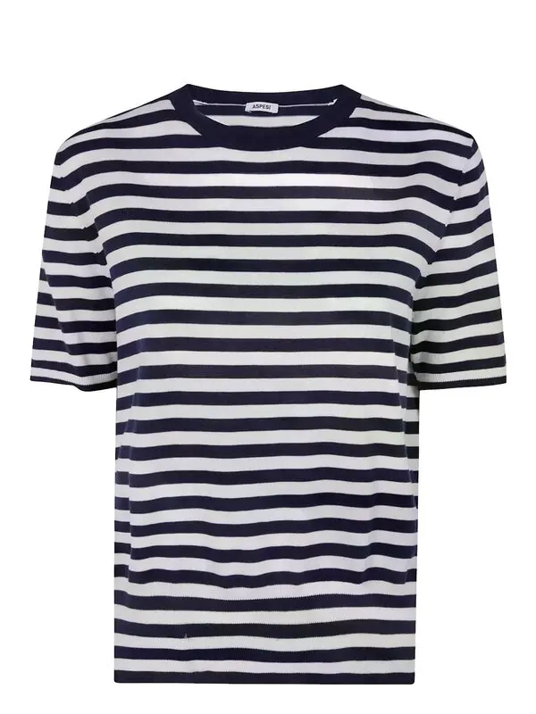 Aspesi Striped T-shirt - Blue