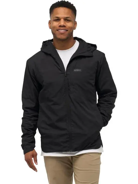 NOMATIC Outset Hooded Water Resistant Travel Jacket - Black