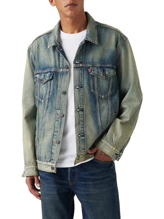 LEVI'S Relaxed Fit Denim Trucker Jacket - Playing In The Dirt