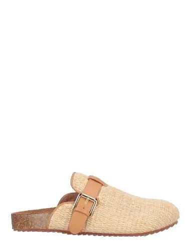 BIBI LOU Raffia Clogs - Beige