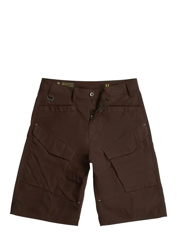 G-star Raw Relaxed Fit Toolbox Cargo Shorts - Deep Brown