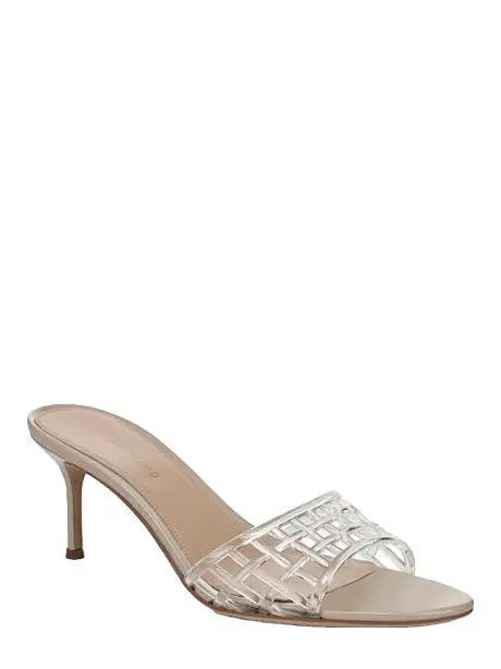 Veronica Beard Tia Jelly Slide Sandal - Clear/ Sand
