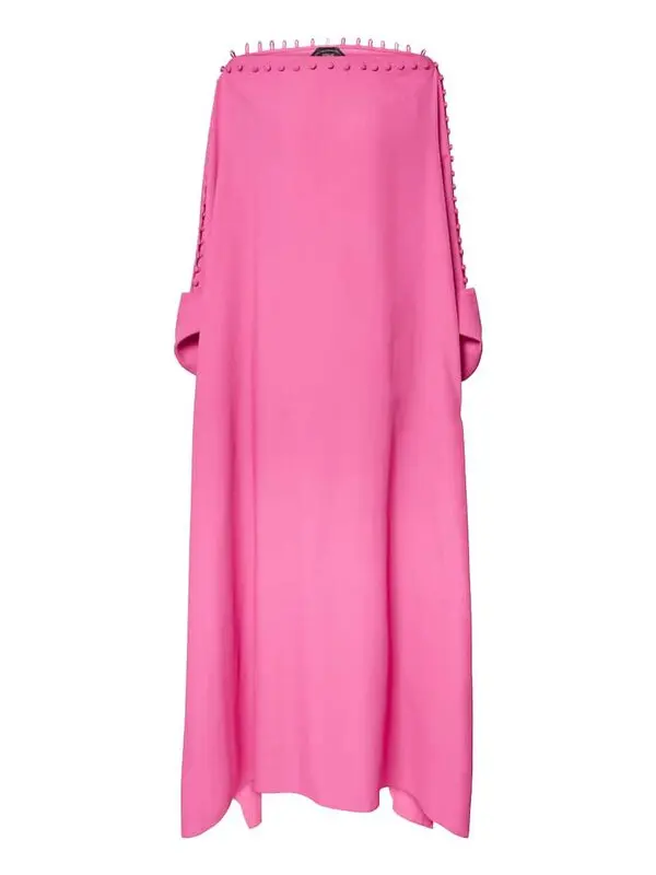 TALLER MARMO Mila Crêpe Cady Kaftan - Pink