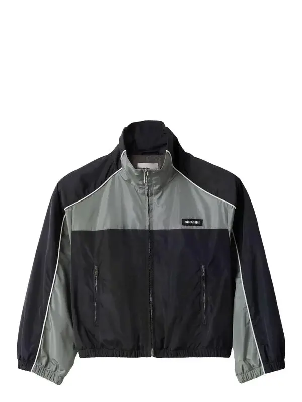 Miu Miu Zip-up Jacket - Blue