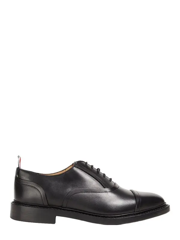 Thom Browne Leather Oxford Shoes - Black