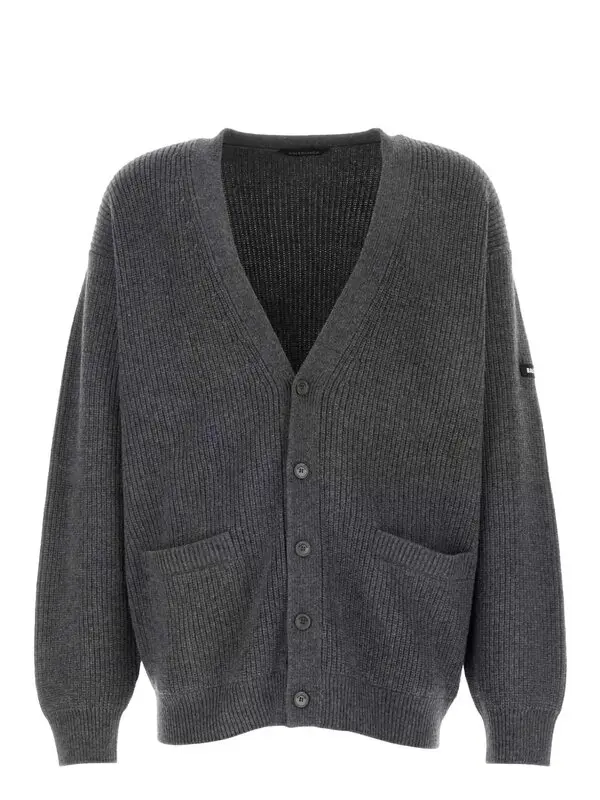 Balenciaga Wool Cardigan - Grey
