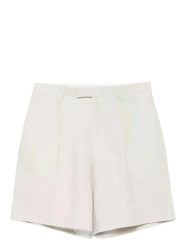 LARDINI Linen Shorts - Neutrals