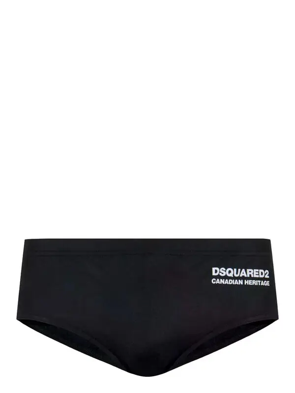 Dsquared2 Logo-print Swim Trunks - Black