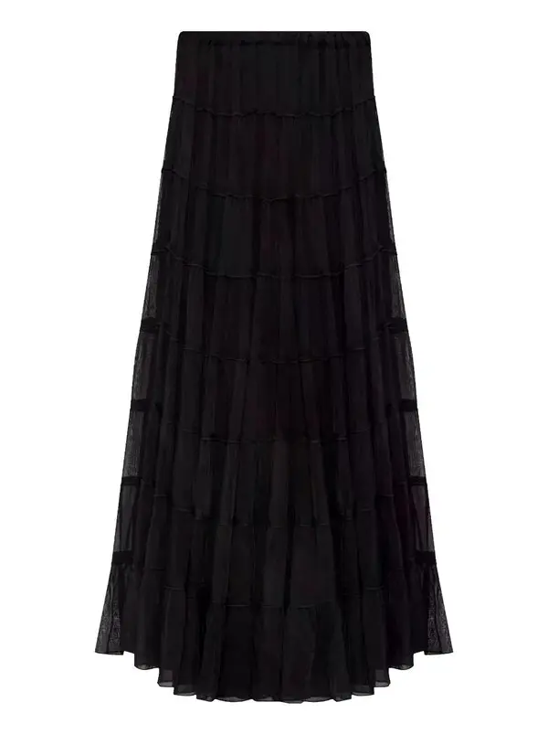 All Saints Eva Maxi Skirt - Black