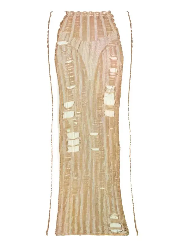 Diesel M-calina Midi Skirt - Neutrals