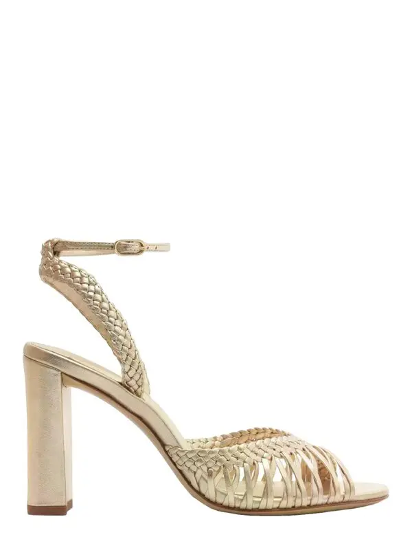 ALEXANDRE BIRMAN Agatha Metallic Sandals - Gold