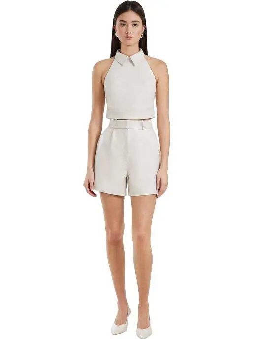 Rudsak Terrie X Leather Shorts - Red