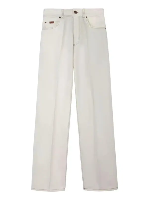 TOD'S Pressed-crease Jeans - Neutrals