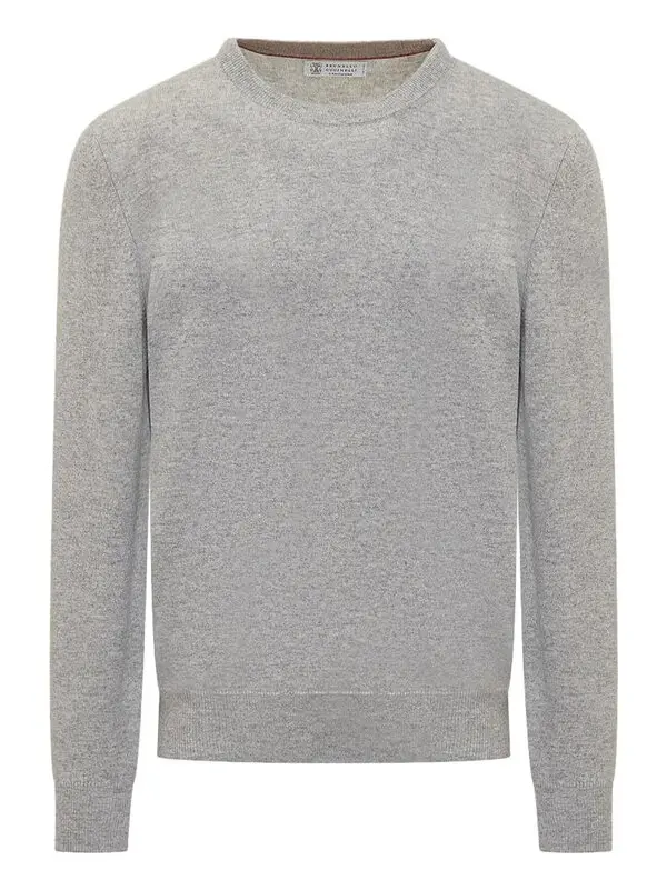 Brunello Cucinelli Cashmere Jersey - Grey