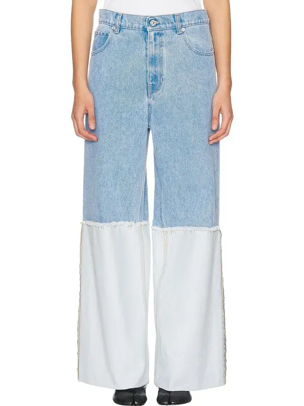 Marni Wide Leg Jeans - Cobalt