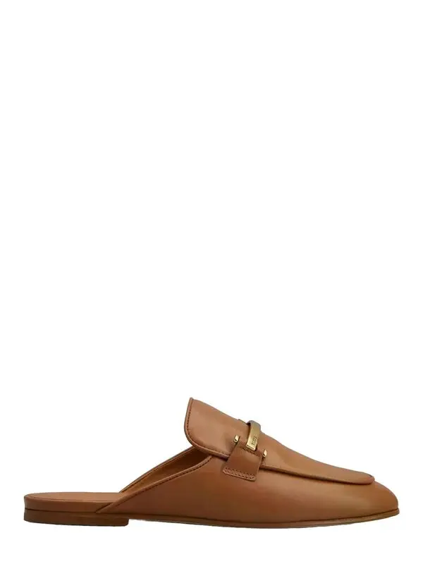 TOD'S Logo-plaque Mules - Brown