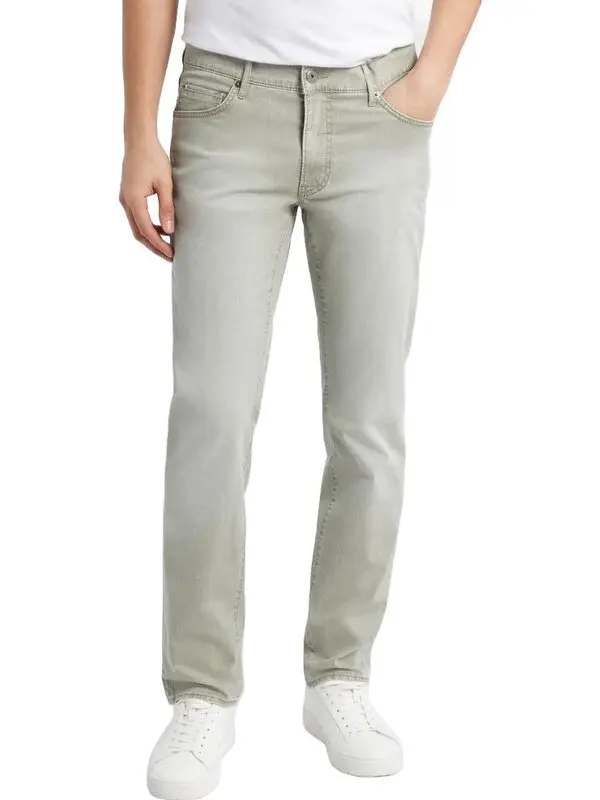 BRAX Chuck Modern Fit Five-pocket Pants - Avocado