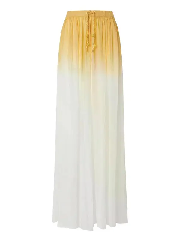 Pinko Ombré-effect Palazzo Trousers - White