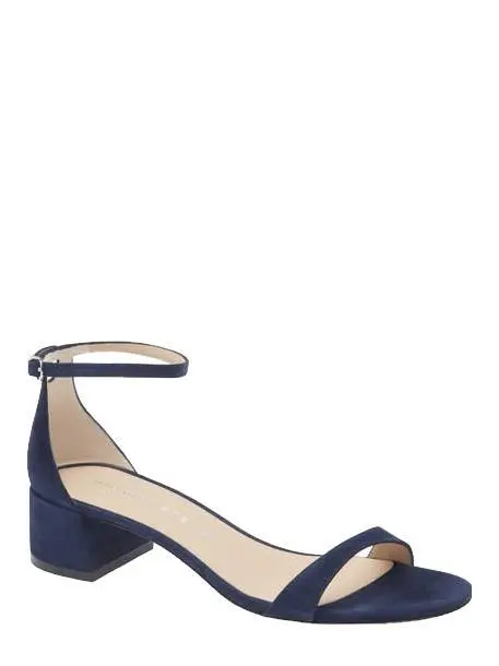 STUART WEITZMAN Nudist Block Heel Sandal - Nice Blue