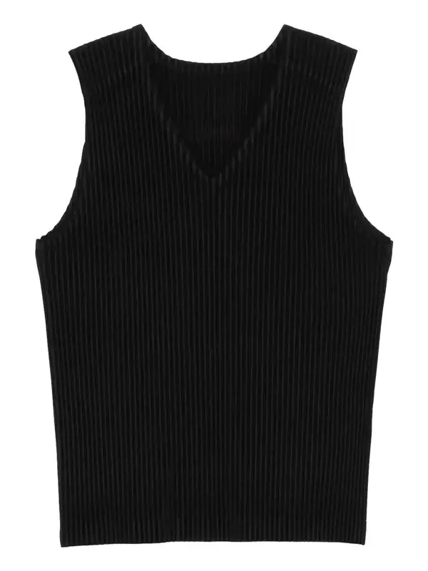 Issey Miyake Plissé Tank Top - Black