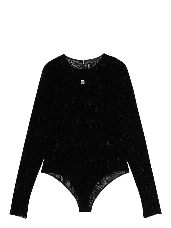Givenchy 4g Plaque Bodysuit - Black
