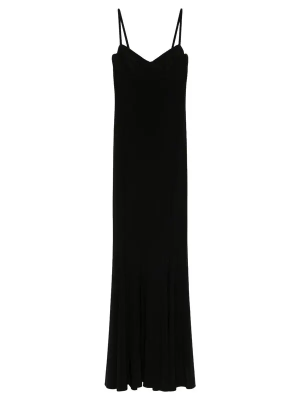 Norma Kamali Fishtail Gown - Black