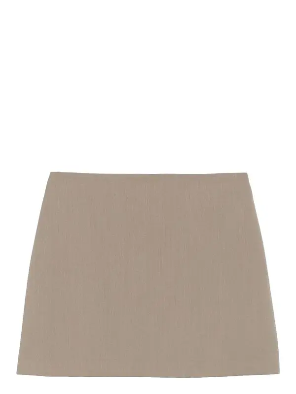 Matteau Tailored Mini Skirt - Grey