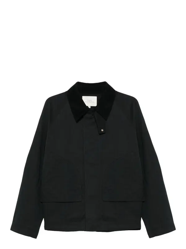 Studio Nicholson Press-stud Bomber Jacket - Black