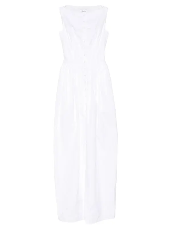 MONOT Balloon Maxi Dress - White