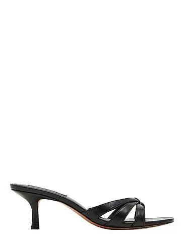 Pink Steve Madden Cary Mules - Black