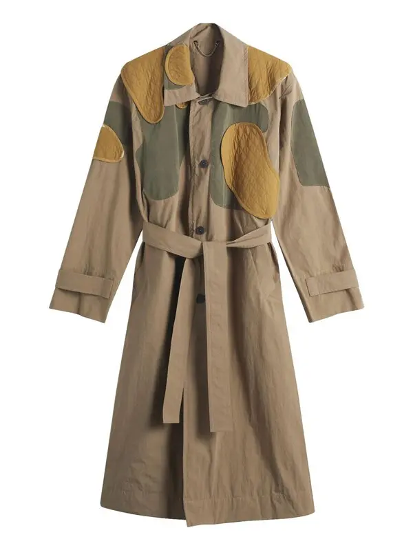 CRAIG GREEN Utility Patch Trench Coat - Beige