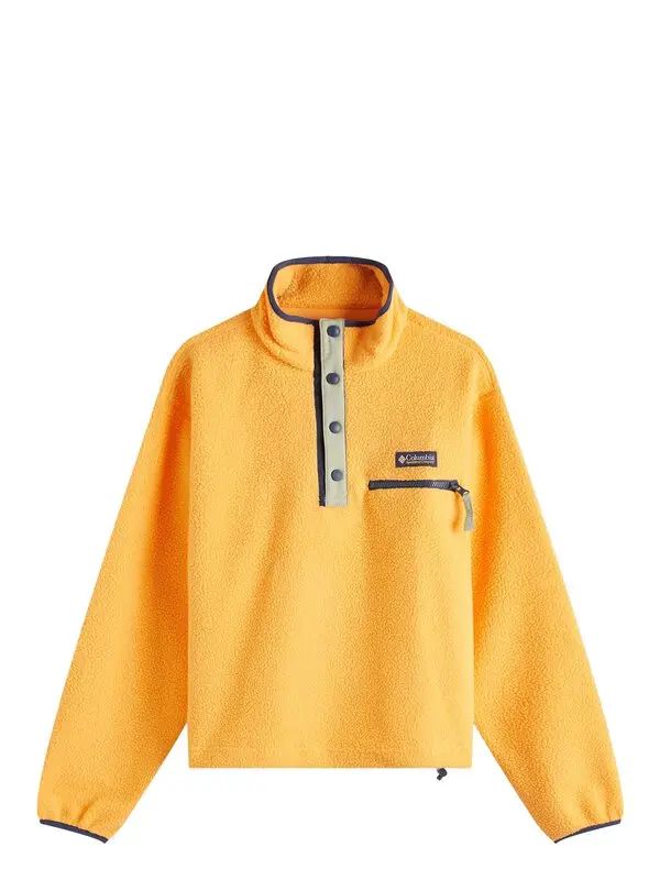 Columbia Helvetia Cropped Half Snap Fleece - Summer Orange