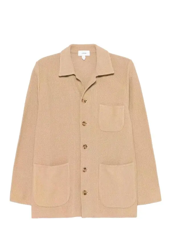 LARDINI Cotton Cardigan - Neutrals