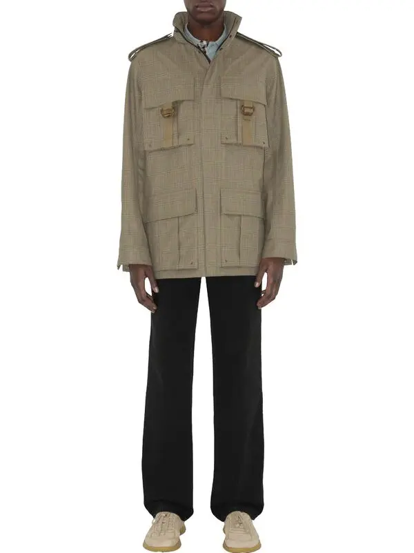 Burberry Bonded Wool Field Jacket - Loch/bliss