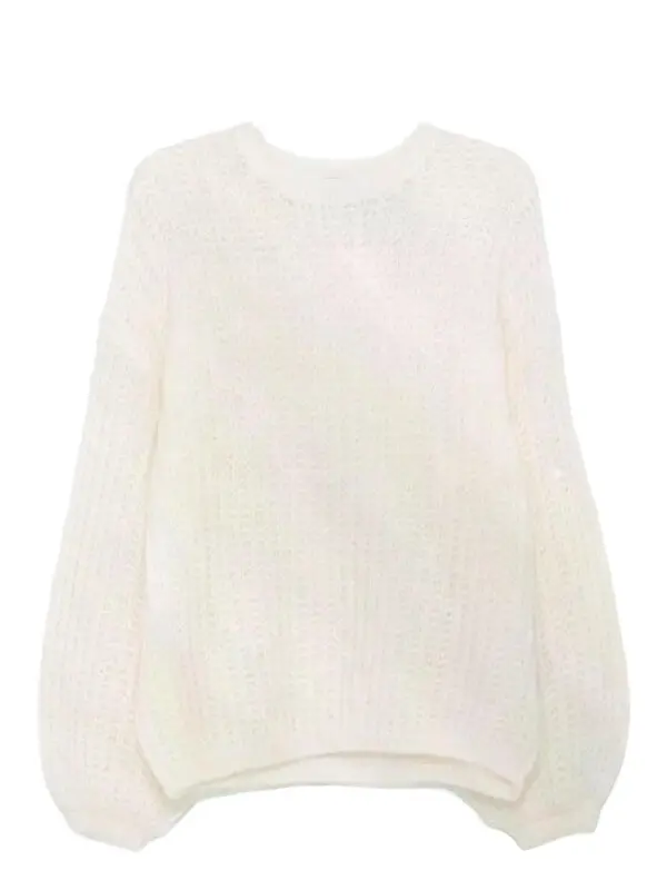 TOTÊME Puffed Sweater - White