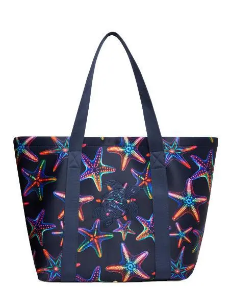 Vilebrequin Printed Neoprene Beach Bag - Blue