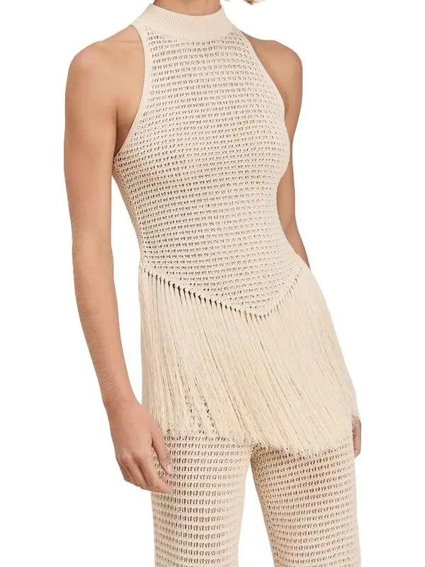 Devon Windsor Titan Knitted Top - Brown
