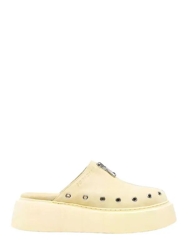 Inuikii Zip-detail Mules - Yellow
