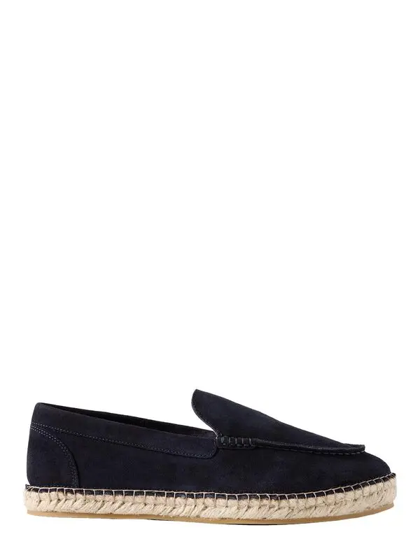 Mr P. Suede Espadrilles - Blue