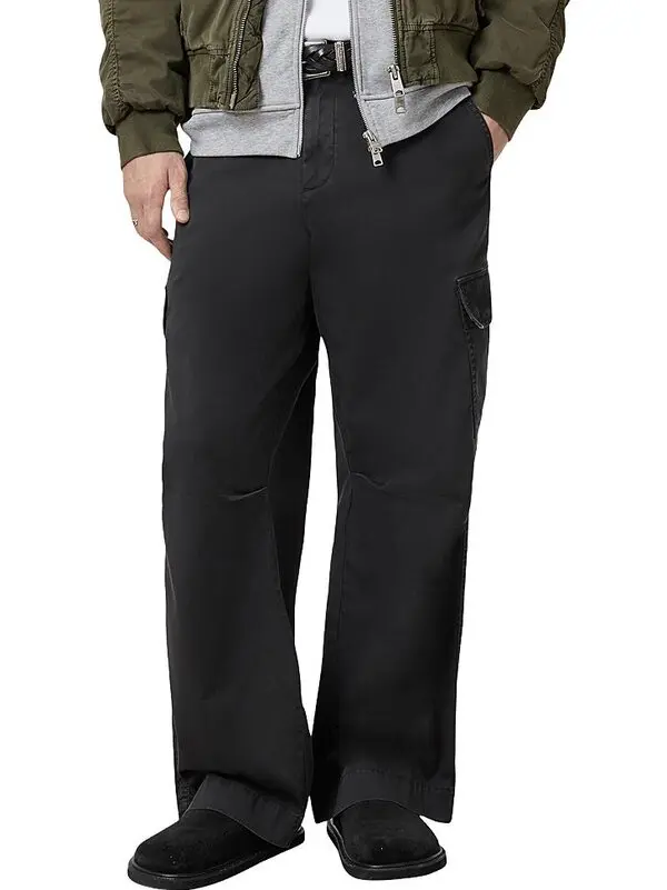 All Saints Flynn Oversized Cargo Pants - Koto Black