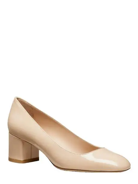 STUART WEITZMAN Maeve Leather Pumps - Barely Beige